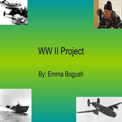 Emma's World War II Project | PPT