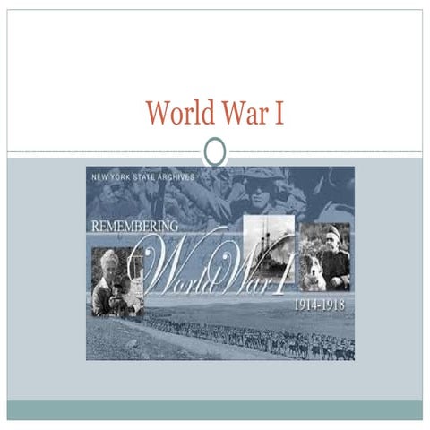 WWI Notes PowerPoint | PPT | Death, Injury, or Military Conflict ...