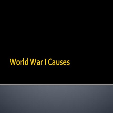 Wwi presentation | PPT