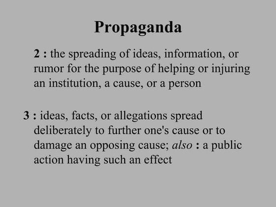 EDSU 531 WWI propaganda narrated slideshow | PPT