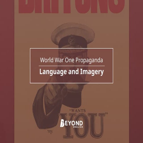 WWI Propaganda Language and Imagery PowerPoint.pptx