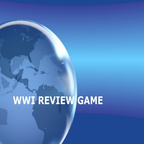 Jeopardy review wwi | PPT