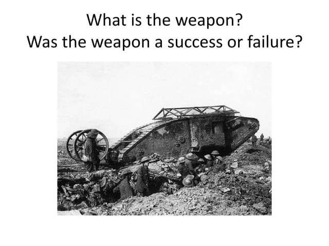World War 1 Technology | PPT