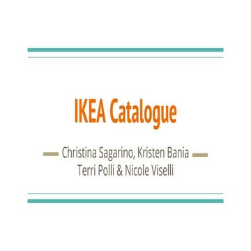 AR Analysis - IKEA | PPTX