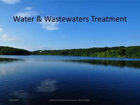 Routine analysis of wastewaters quality parameters | PPT