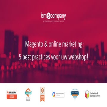 Magento & online marketing 5 best practices voor uw webshop | PDF