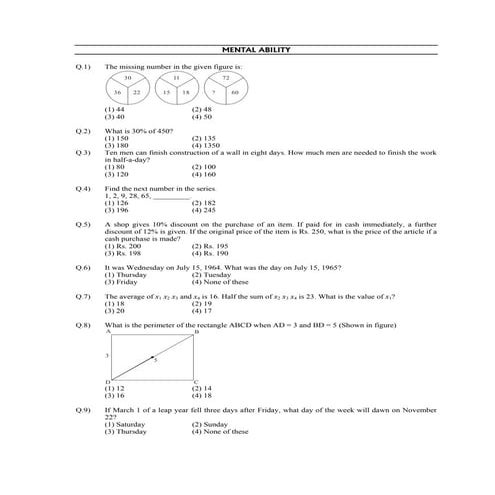 (Www.entrance exam.net)-sail placement sample paper 11 | PDF