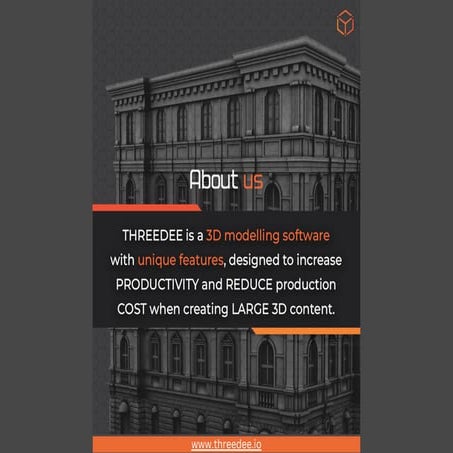 Procedural Modeler - Threedee Inc | PPT