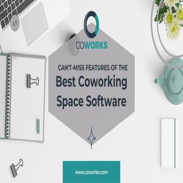 Best Coworking Software Features You Can't Miss | PDF