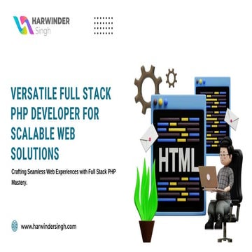 Versatile Full Stack PHP Developer for Scalable Web Solutions | PPT