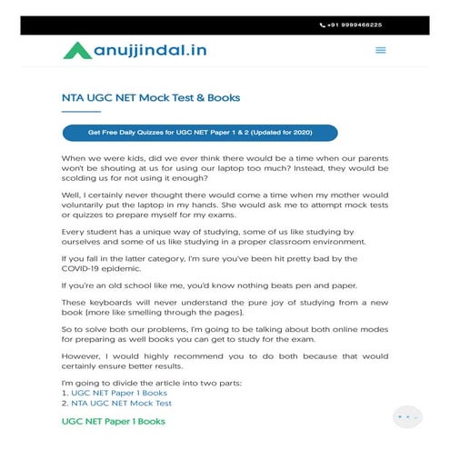 UGC NET PAPER 1 BOOKS | PDF