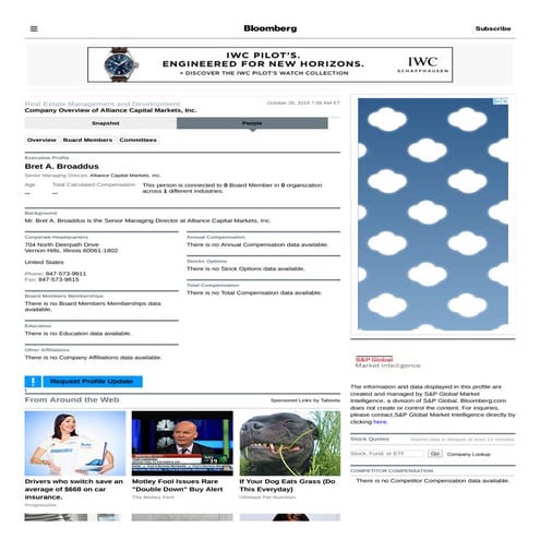 Bret Broaddus Chicago | PDF | Financial Industry | Industries