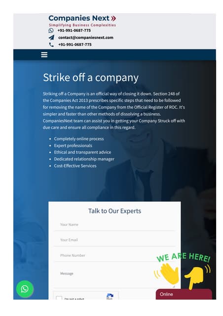 Revival of struck off companies | PPT