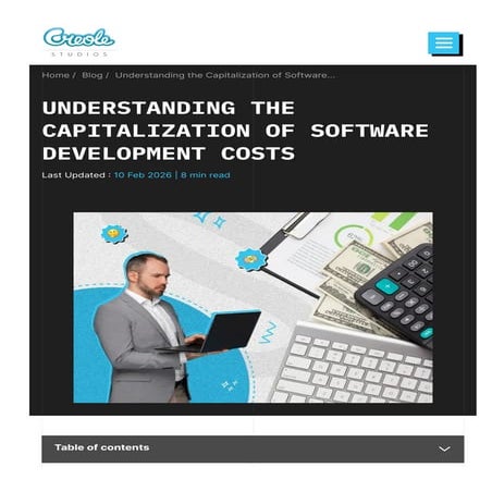 Computer Software Capitalization | DOCX