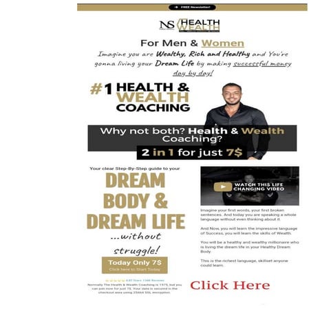 Health and Wealth Coaching | PDF | Financial Planning | Personal Finance