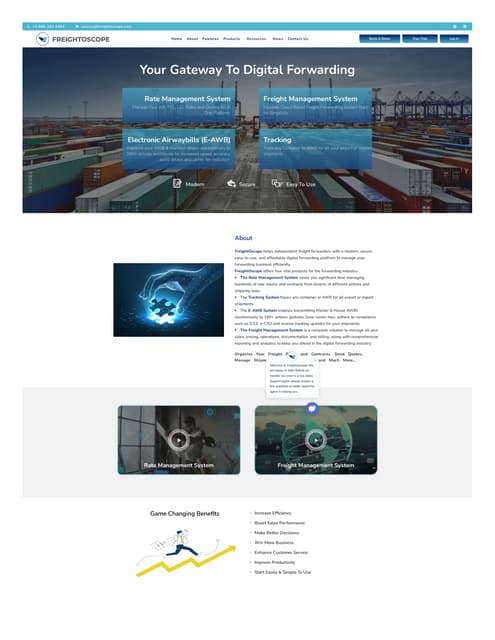 Digital Freight Forwarding | FreightOscope | PDF