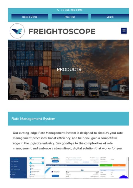 TMS for Freight Forwarders | Shipment Tracking - FreightOscope | PDF