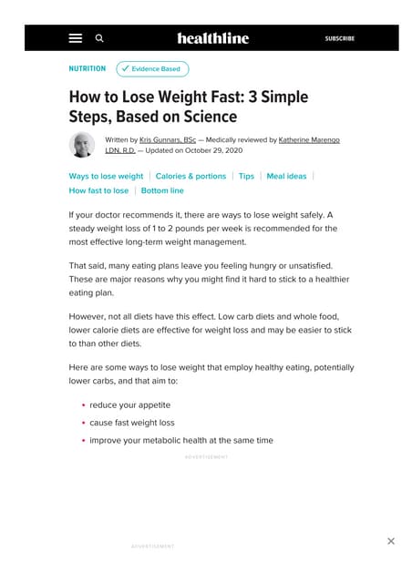 Weight management clinic | PPT