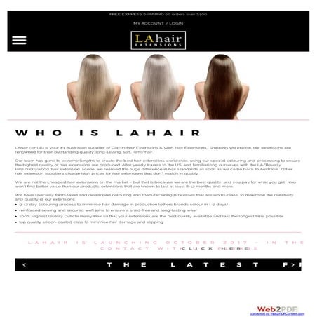 celebrity hair extensions | PDF