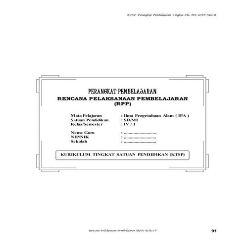 rpp-ipa- kelas 4 mi/sd | DOCX