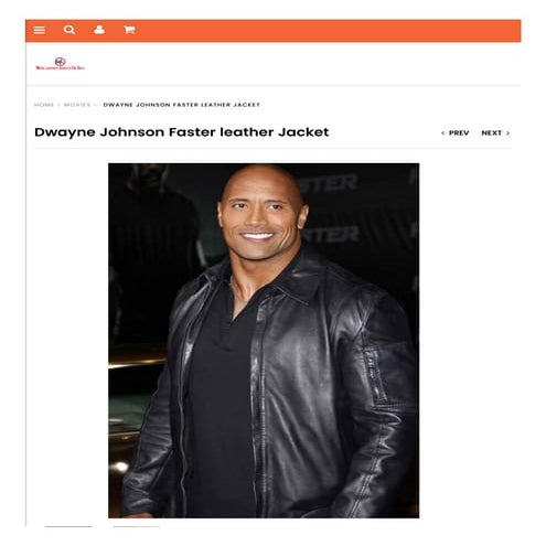 Dwayne Johnson Faster leather Jacket | PDF