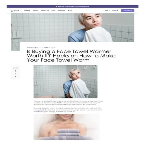 Benefits of Face Towel | PDF