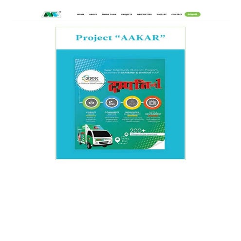 Project Aakar - Mobius Foundation,population control & Sustainability ...