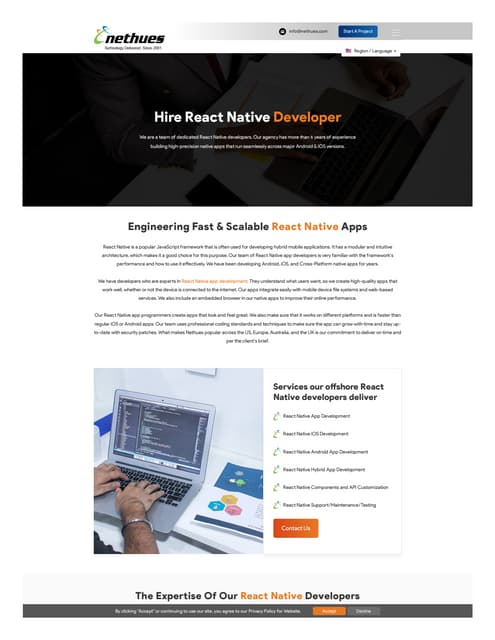 Hire React Native Developer Pdf