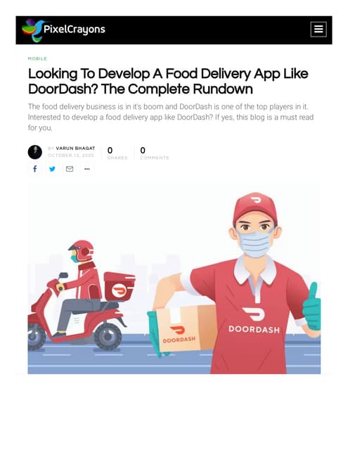 A ClusterTruck-Inspired Food Delivery App | PPT