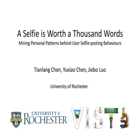 A Selfie is Worth a Thousand Words: Mining Personal Patterns behind ...
