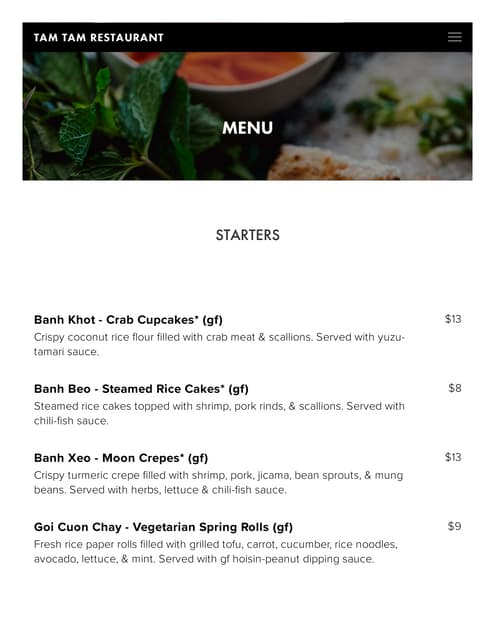 Coco Palm Creole Day menu | PDF