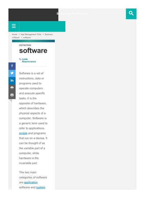 INSTALL APLLICATION SOFTWARE.pptx | Shareware and Freeware | Computer Software and Applications