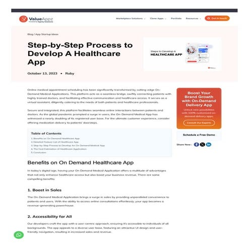 Doctor Appointment Booking App Market Overview - APPNWEB Technologies | PDF