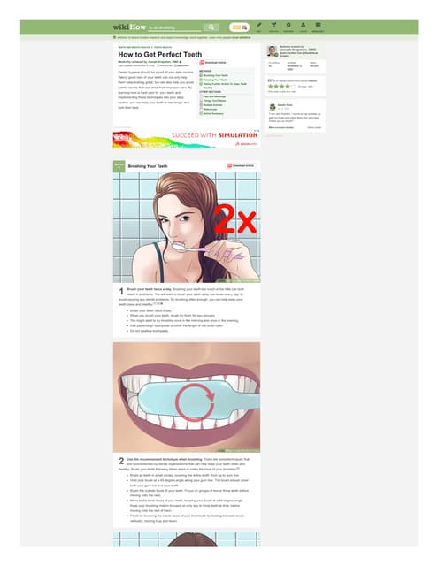 Dental health education | PPTX