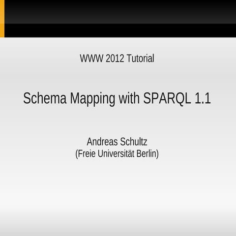 Data Translation With Sparql 1 1 Ppt