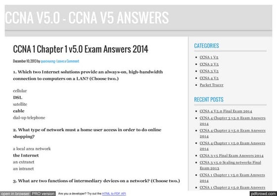 IT Essentials (Version 7.0) - ITE Chapter 5 Exam Answers | PDF