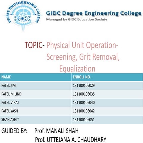 L 11 screen chamber | PDF