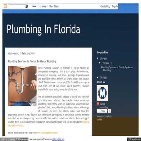 Plumbing Repair: Ensuring Your Home's Comfort and Safety | PPTX
