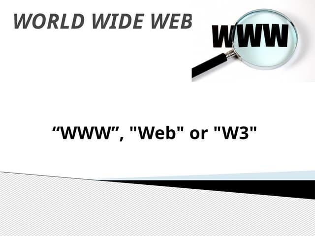 World wide web ppt | PPTX