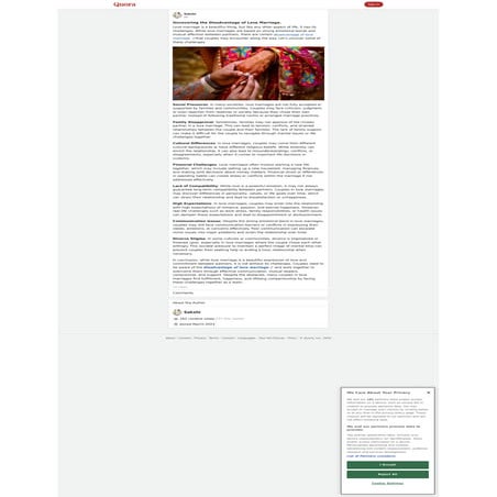 Uncovering the Disadvantage of Love Marriage. | PDF