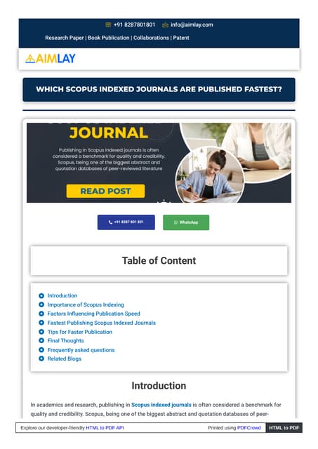 Scopus Indexed Journals 2024 - ISCOPUS Publications | PDF