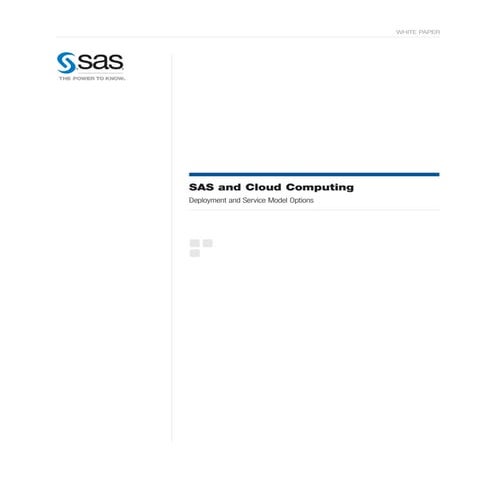 Www.Sas.Com Resources Whitepaper Wp 33890 | PDF
