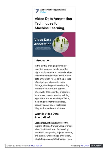 The Practical Guide to Video Content Analysis | PPT
