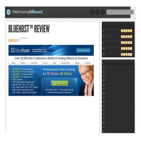 Bluehost™ Review | PDF