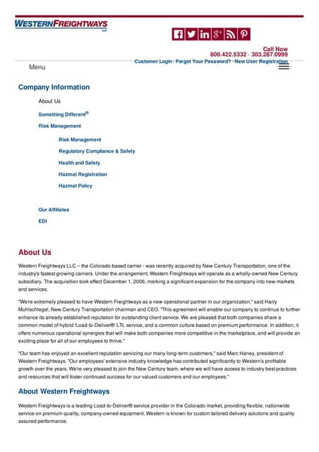 Bestway Freight Solutions | PDF