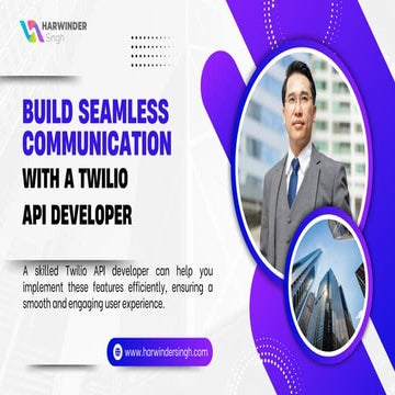 Build Seamless Communication with a Twilio API Developer | PPT