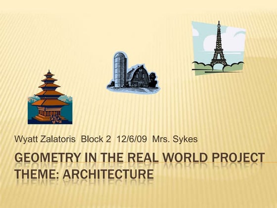 Geometry In The Real World | PPTX