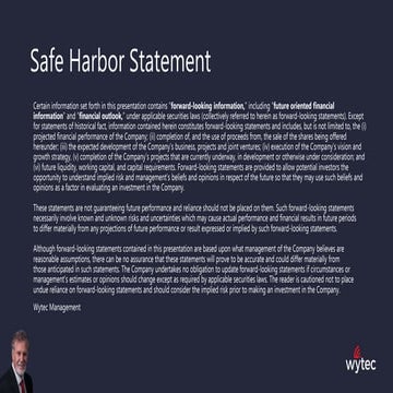 Wytec Investor Presentation 2023 | PPT