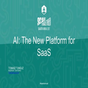 AI: The New Platform for SaaS | PPTX
