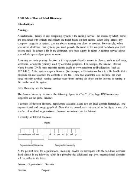 Naming in Distributed System | DOC
